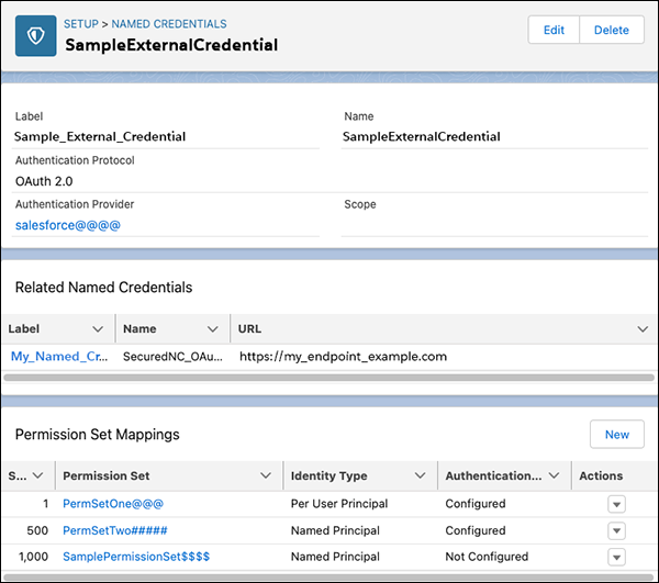 Named Credentials as Callout Endpoints | Apex Developer Guide | Salesforce Developers