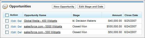 Adding Custom List Buttons Using Standard List Controllers Visualforce Developer Guide