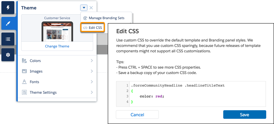 Override Template Elements with Custom CSS | Experience Cloud Developer ...