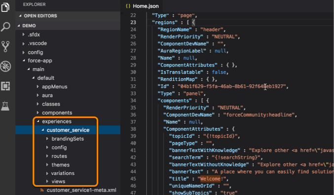 ExperienceBundle for Experience Builder Sites | Experience Cloud ...