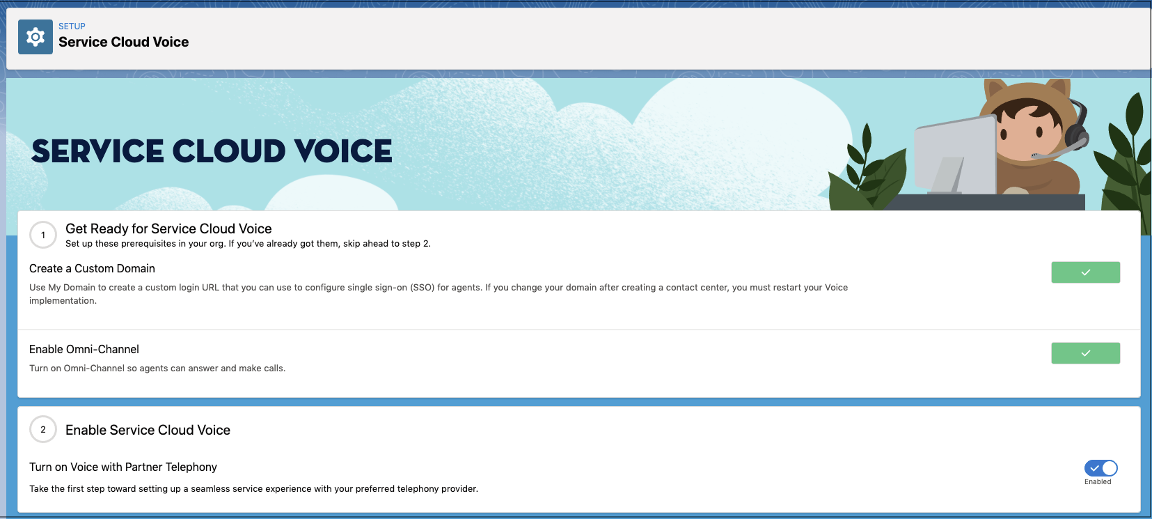 Set Up Service Cloud Voice for Partner Telephony in Your Org | Service ...