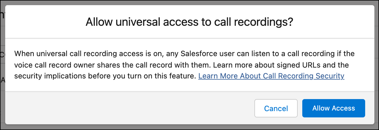 Call Recordings | Service Cloud Voice for Partner Telephony Developer ...