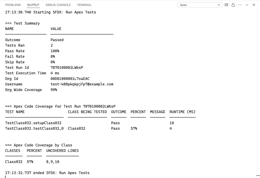 Run Apex Tests | Salesforce DX Developer Guide | Salesforce Developers